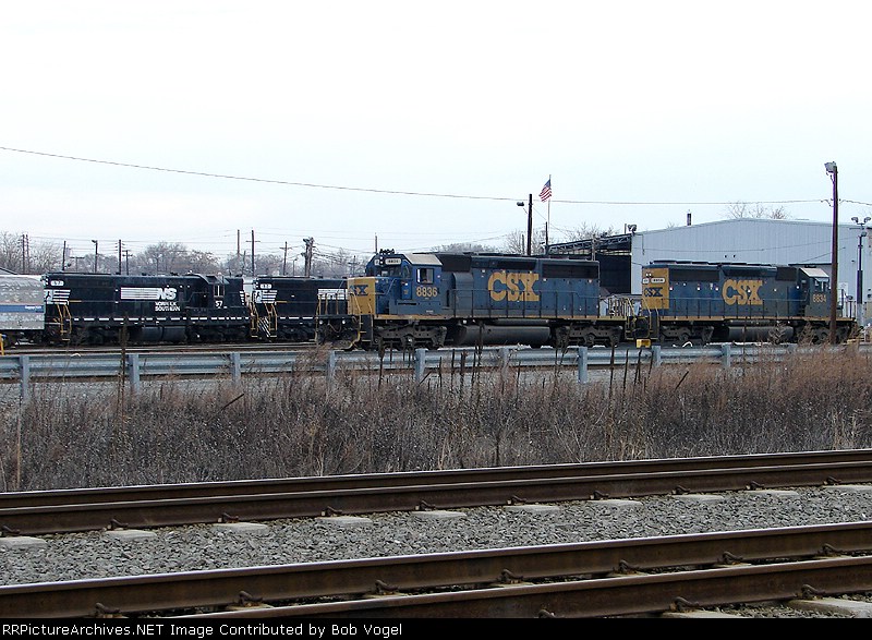 CSX 8836 and 8834